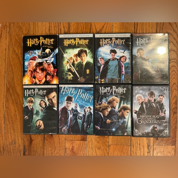 Warner Bros. | Media | Harry Potter 8 Dvd Movie Collection Dvd Lot ...